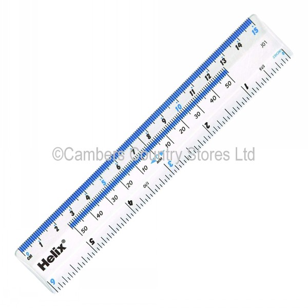 Helix Ruler 15cm / 6" | Cambers Country Store