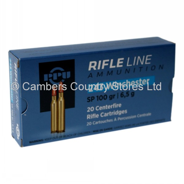 PPU .243 Win Softpoint 100 Grain 20 Pack | Cambers Country Store