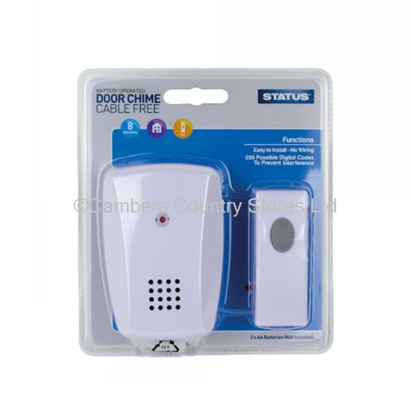 Status Battery Operated Door Chime | Cambers Country Store