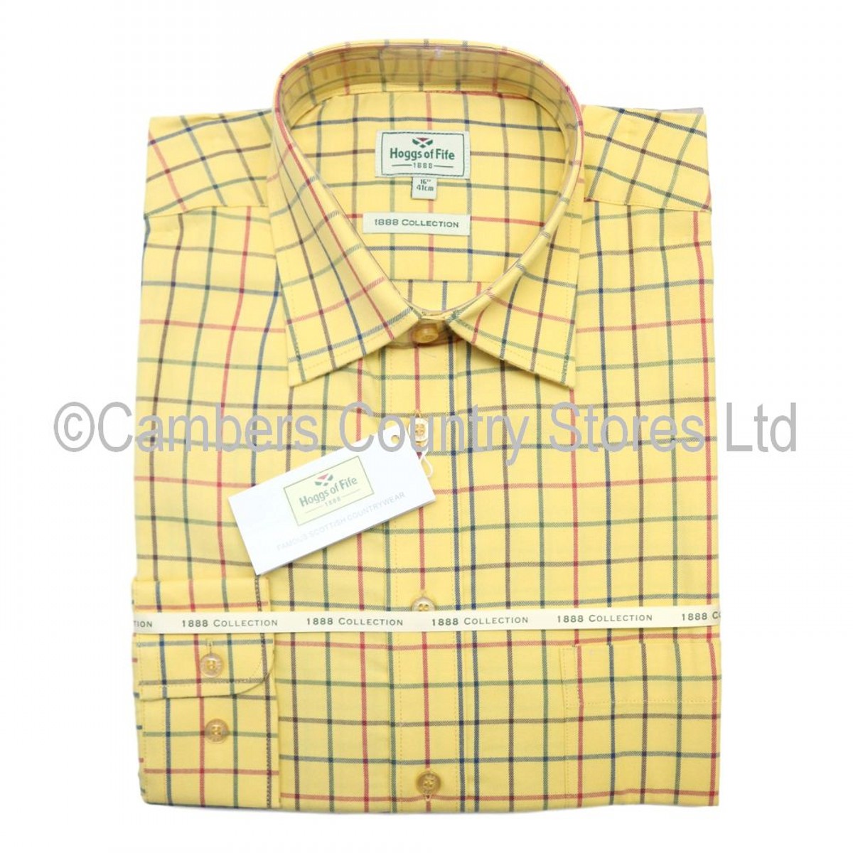 Hoggs Of Fife Governor Premier Tattersall Shirt | Cambers Country Store
