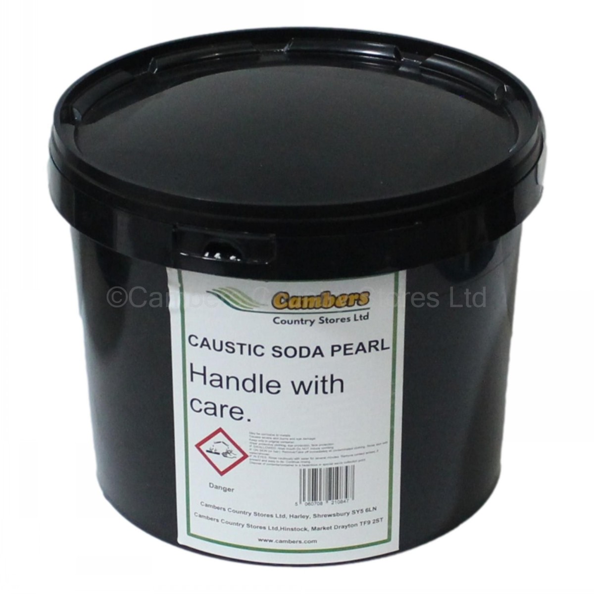 Cambers Caustic Soda Pearl 5kg | Cambers Country Store