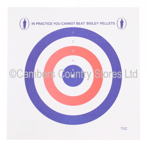 Bisley Coloured Targets 25 Pack | Cambers Country Store