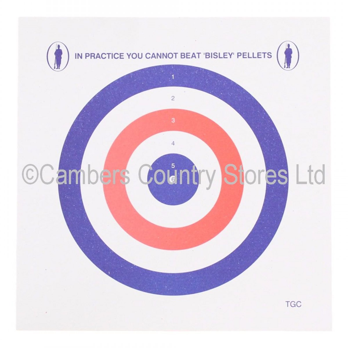 Bisley Coloured Targets 25 Pack | Cambers Country Store
