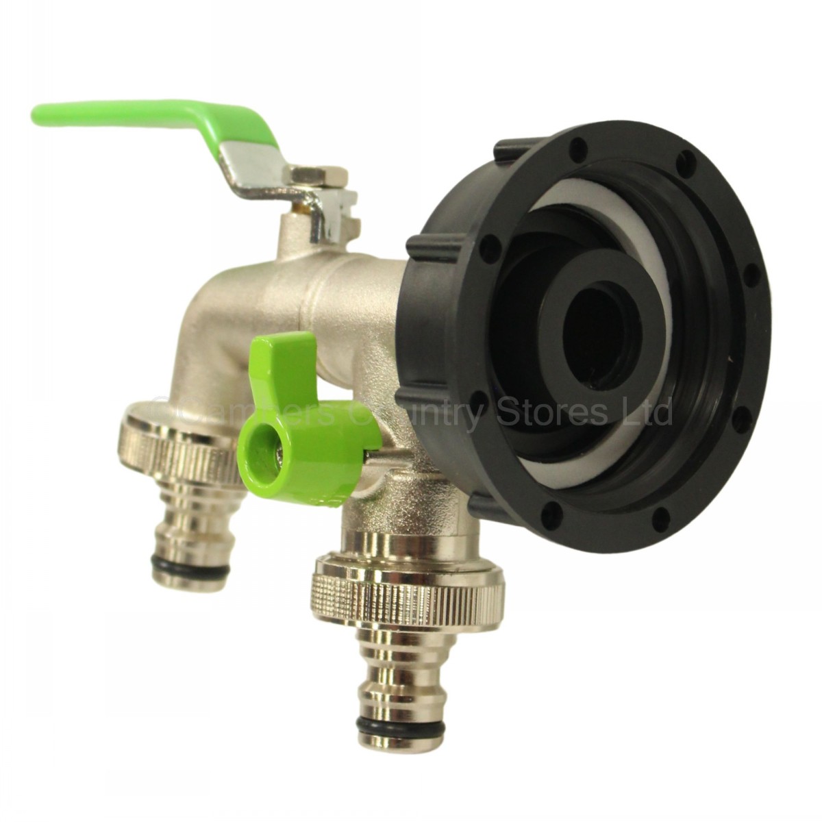 Kerbl IBC Tap With 2 Quick Couplings & Seperate On/Off | Cambers ...