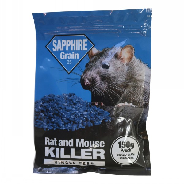 Lodi Sapphire Rat & Mouse Killer Grain Bait 150g | Cambers Country Store