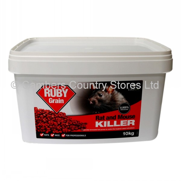 Lodi Ruby Grain Rat & Mouse Killer 10kg | Cambers Country Store