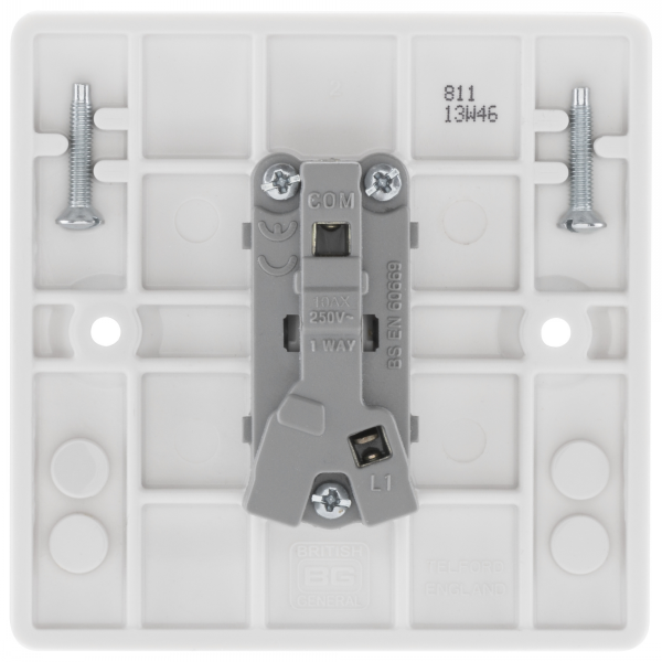 BG Rounded Edge Switch 1 Gang 1 Way | Cambers Country Store