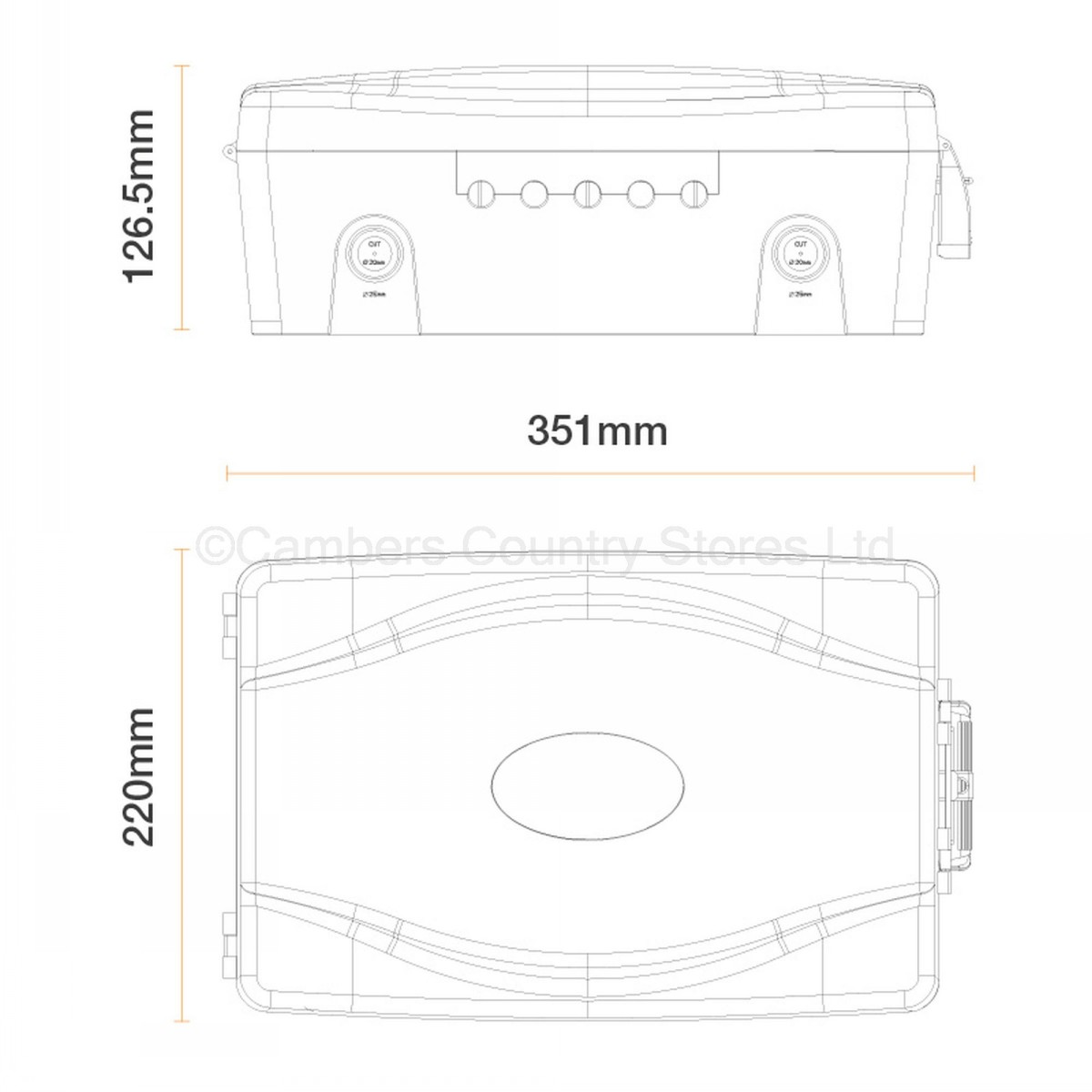 Masterplug IP66 Outdoor Weatherproof Box | Cambers Country Store