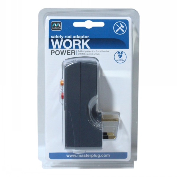 Masterplug RCD Safety Adaptor Plug | Cambers Country Store