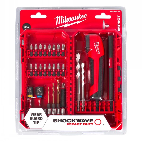 Milwaukee Shockwave Impact Driver Bit Set 35 Pcs | Cambers Country Store
