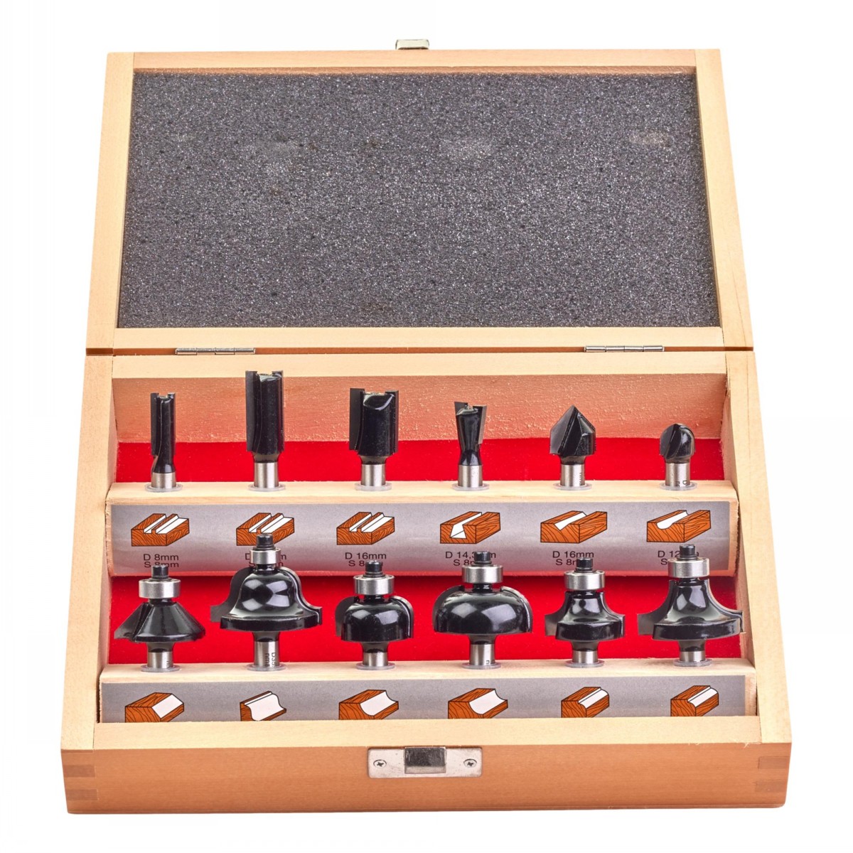 Milwaukee Router Bit Set 12 Piece | Cambers Country Store