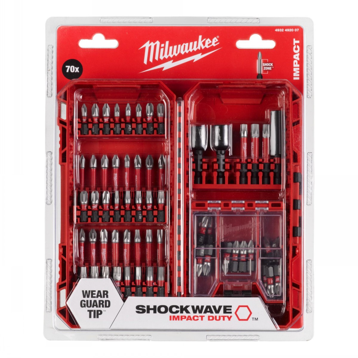 Milwaukee Shockwave Packout Impact Duty Bit Set 70 Pcs | Cambers ...