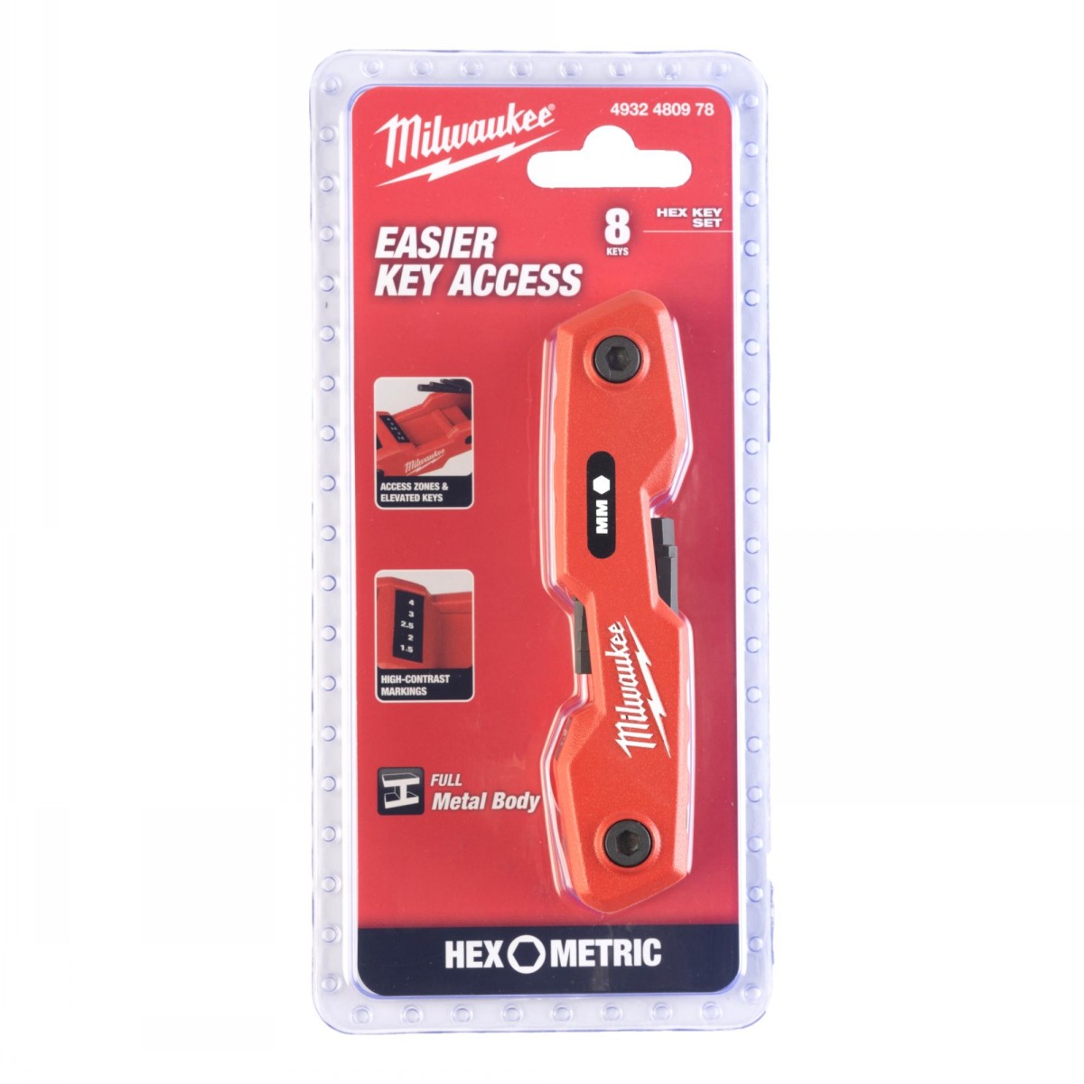 Milwaukee Hex Key Set 8 Piece | Cambers Country Store