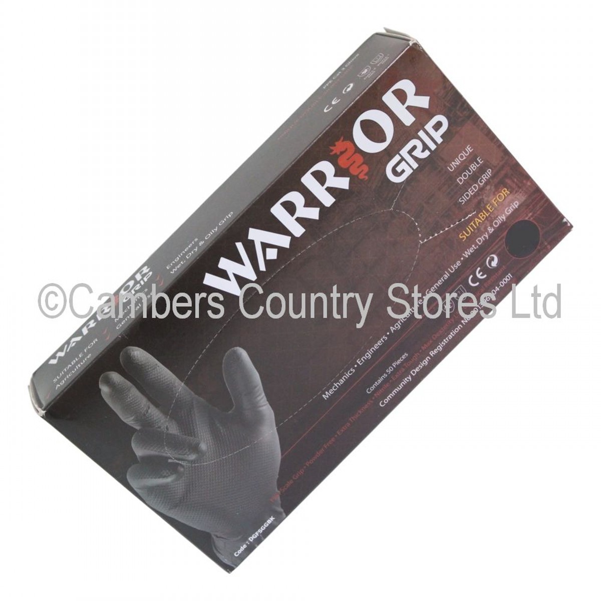 Warrior Draco Grip Fishscale Gloves 50 Pack | Cambers Country Store