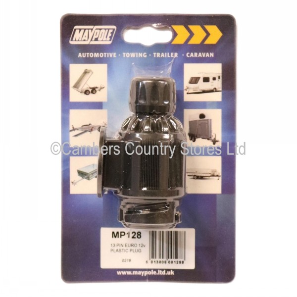 Maypole Trailer Plug 12v 13 Pin Euro Plastic | Cambers Country Store