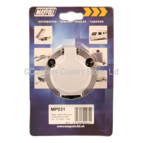 Maypole 7 Pin Plug Plastic Female 12N Caravan Type | Cambers Country Store