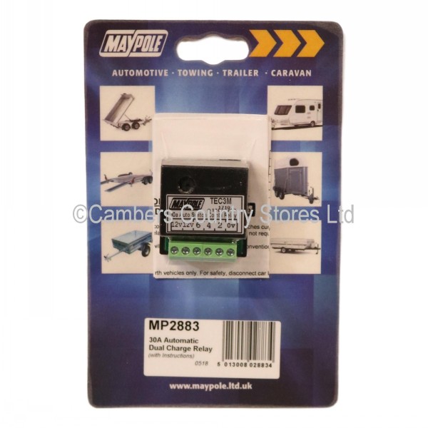 Maypole Automatic Dual Charge Relay 30A | Cambers Country Store