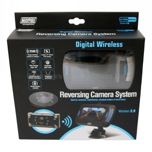 Maypole Wireless Reversing Camera System V2 | Cambers Country Store
