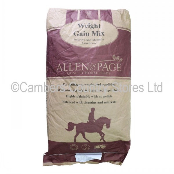 Allen & Page Weight Gain Mix 20kg | Cambers Country Store