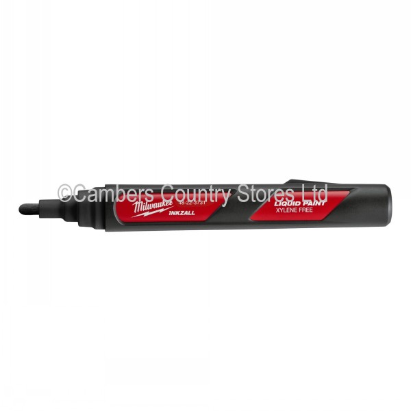 Milwaukee Inkzall Jobsite Liquid Paint Pen Black | Cambers Country Store