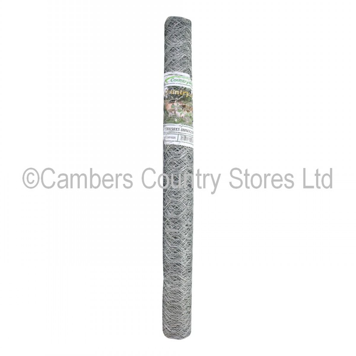 Galvanised Wire Netting 1200 x 50 x 1mm x 25m | Cambers Country Store