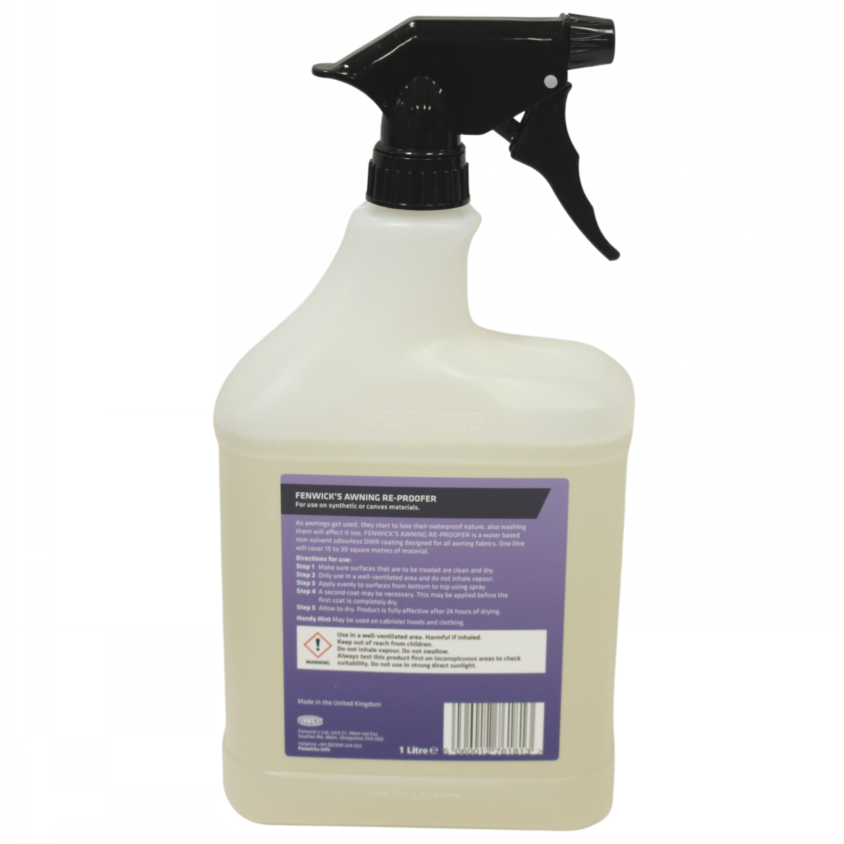 Fenwicks Awning Reproofer 1 Litre | Cambers Country Store