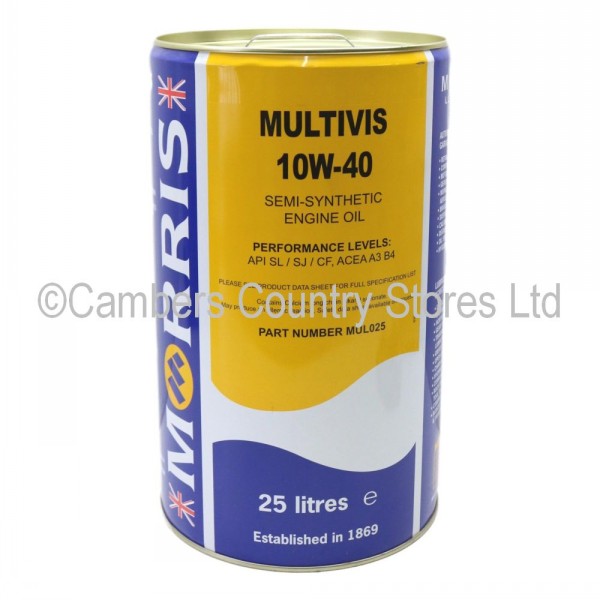 Morris Multivis CST SS 10W-40 Engine Oil | Cambers Country Store