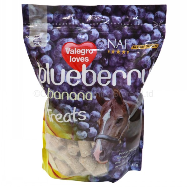 NAF Blueberry & Banana Treats 1kg | Cambers Country Store