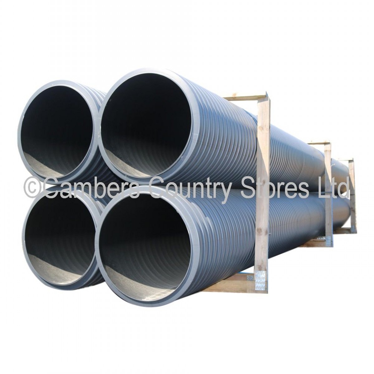 N Drain Twin Wall Pipe Unperforated | Cambers Country Store