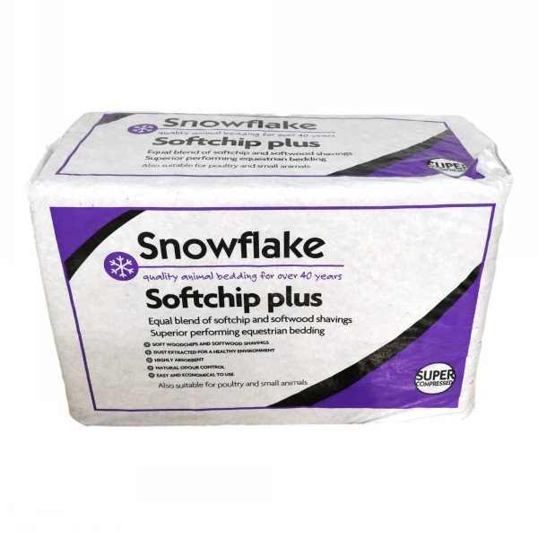 Snowflake Wood Shavings Soft Chip Plus 17kg | Cambers Country Store