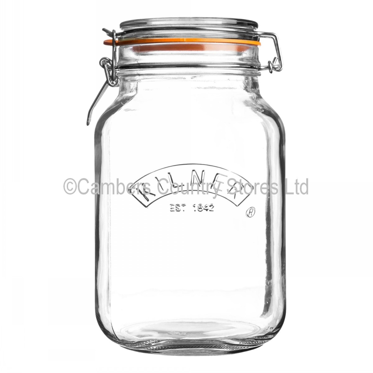 Kilner Clip Top Jar Square | Cambers Country Store
