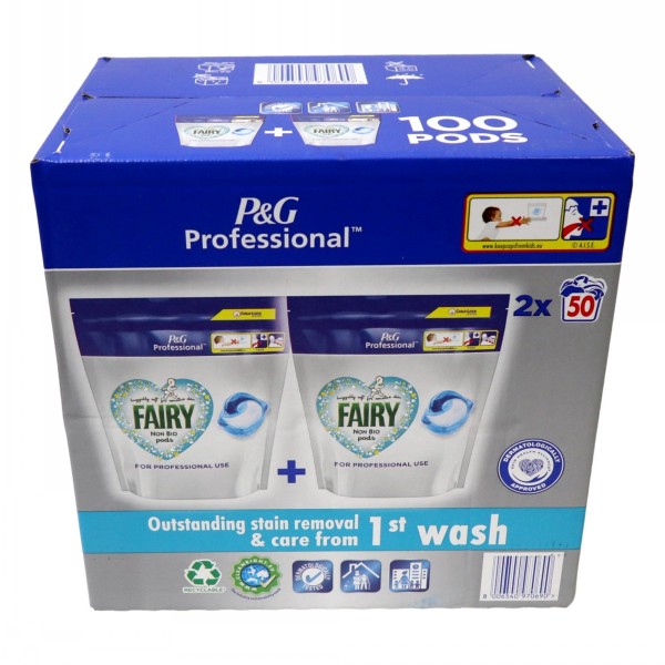 Fairy Non Bio Washing Liquid Pods 100 Wash Pack | Cambers Country Store