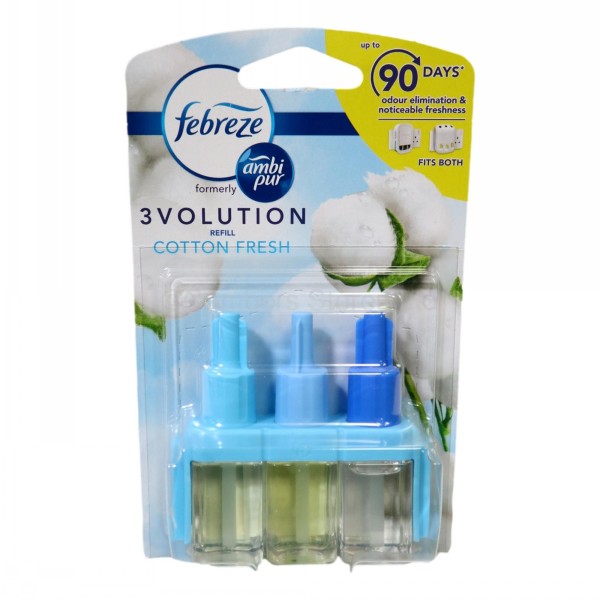 Febreze 3Volution Plug Refill Cotton Fresh | Cambers Country Store