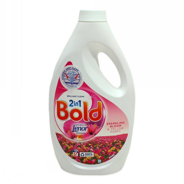 Bold 2 in 1 Washing Liquid Pink Blossom 57 Wash | Cambers Country Store