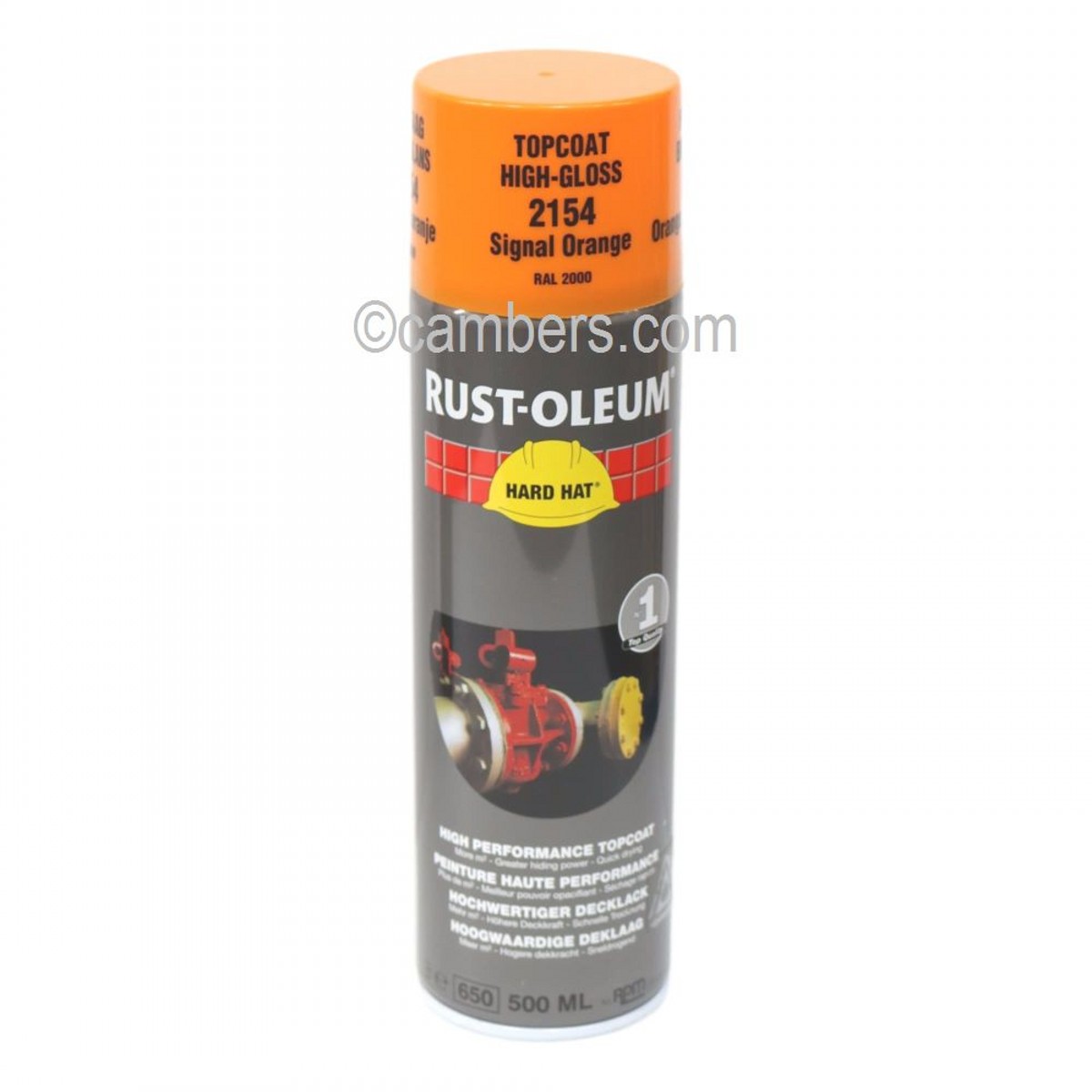 Rustoleum Hard Hat Spray Paint 500ml | Cambers Country Store