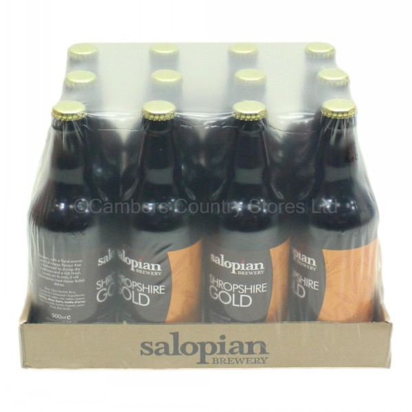Salopian Brewery 12 x 500ml Shropshire Gold | Cambers Country Store