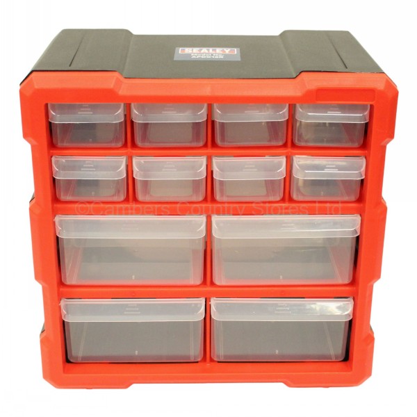 Sealey Parts Cabinet Storage Organiser 12 Drawer | Cambers Country Store
