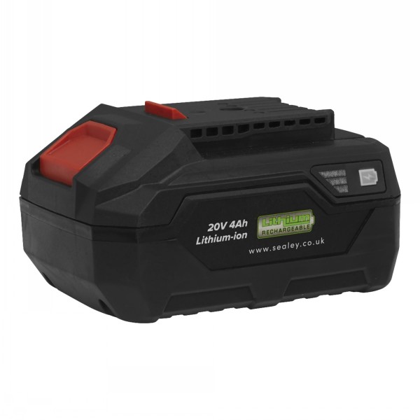 Sealey CP20v Range Lithium-ion Battery 4Ah | Cambers Country Store