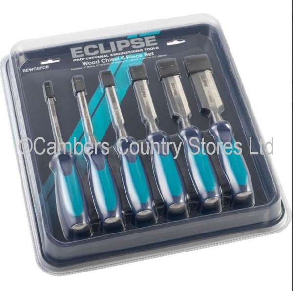Eclipse Wood Chisel Set 6 Pack | Cambers Country Store