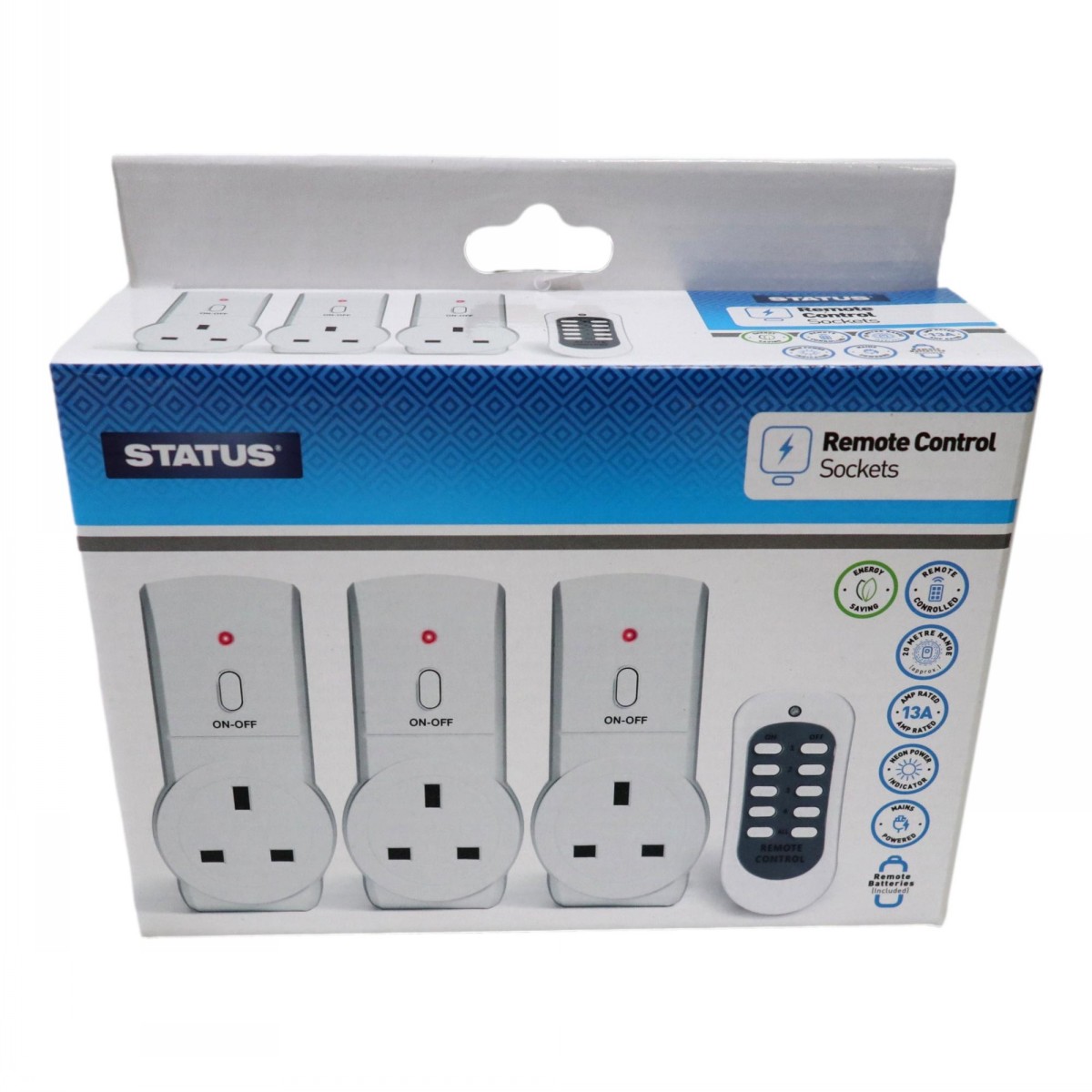 Status Remote Control Socket 13 Amp 3 Pack | Cambers Country Store