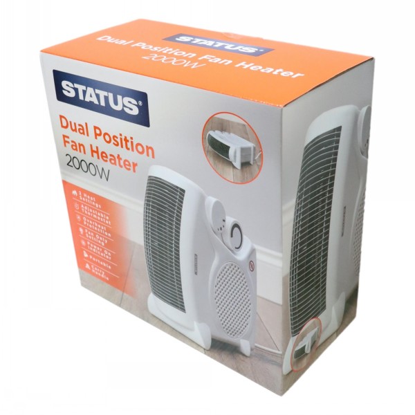 Status Fan Heater 2000w Dual Position With Thermostat | Cambers Country ...