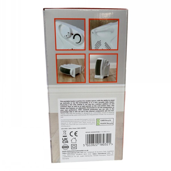 Status Fan Heater 2000w Dual Position With Thermostat | Cambers Country ...