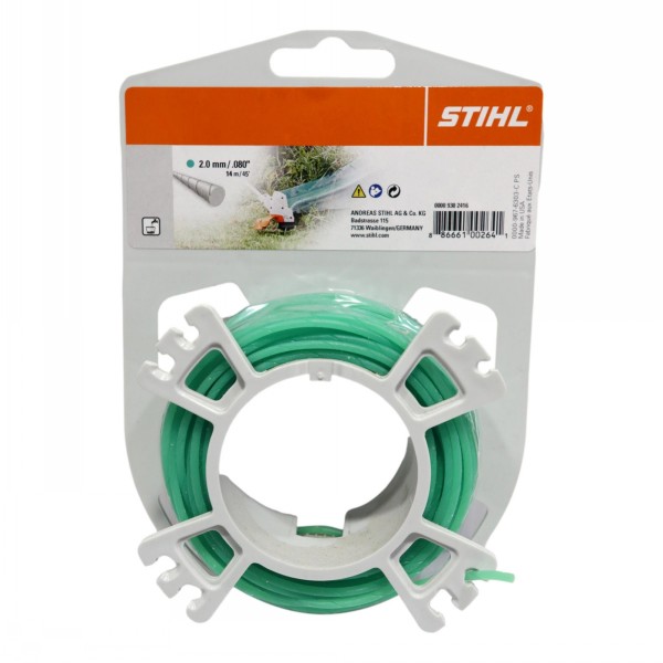 Stihl Strimmer Line Green Round Quiet 2.0mm x 14m | Cambers Country Store