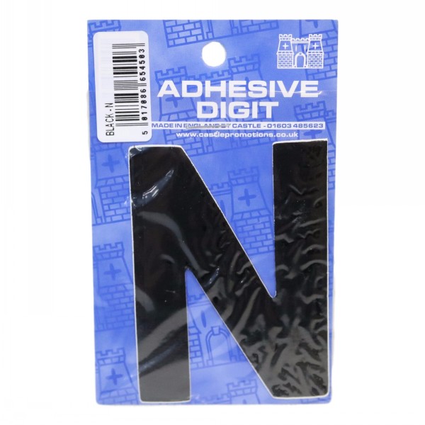 Self Adhesive Digit / Letter Black | Cambers Country Store