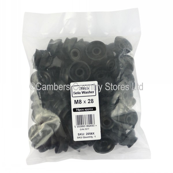 Timco Sela Washers M8 x 28mm 75 Pack | Cambers Country Store