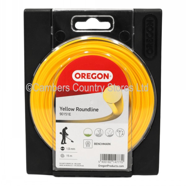 Oregon Strimmer Line Yellow 1.6mm x 15m | Cambers Country Store