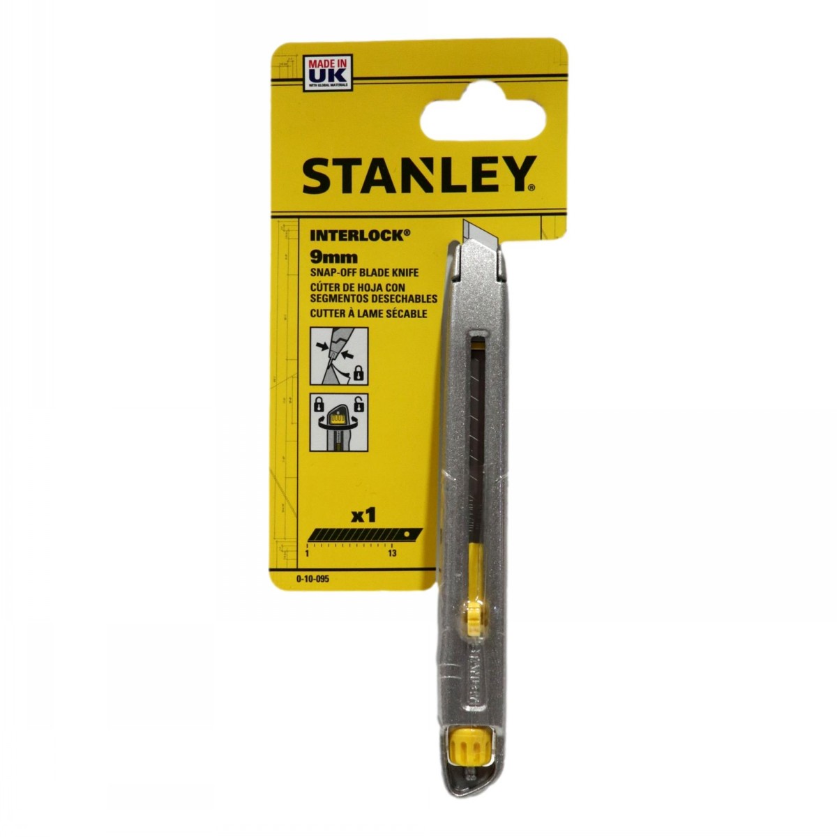 Stanley Snap Off Blade Knife 9mm Interlock | Cambers Country Store