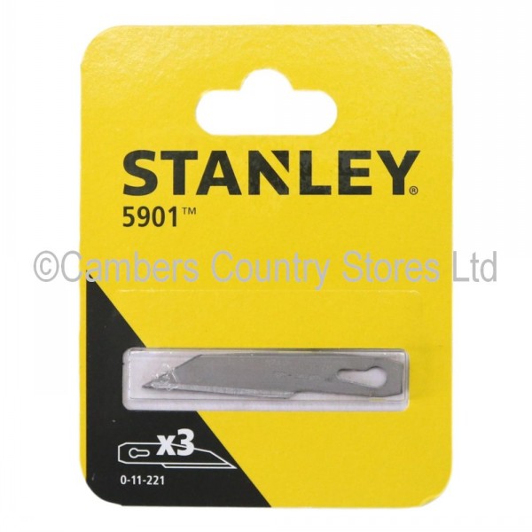 Stanley 5901 Knife Blade 3 Pack | Cambers Country Store