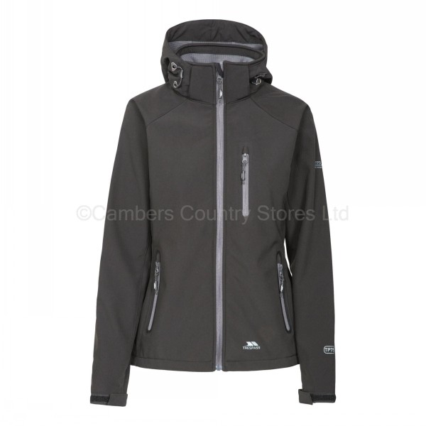 Trespass Ladies Bela 2 Windproof Softshell Jacket | Cambers Country Store