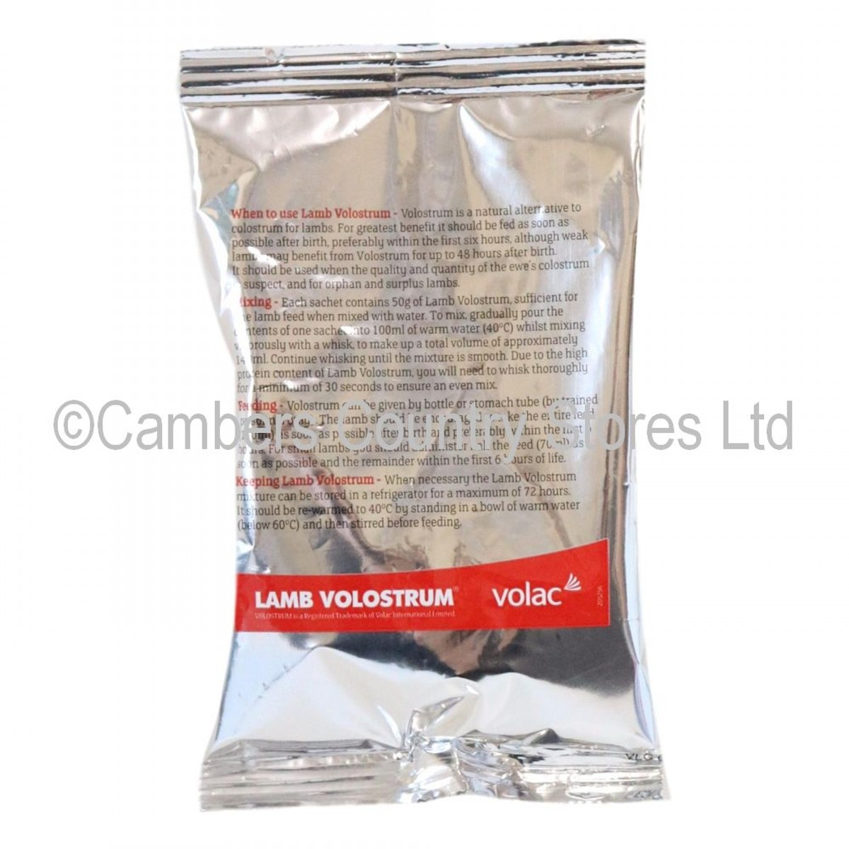 Volac Lamb Volostrum Colostrum 50g Sachet | Cambers Country Store